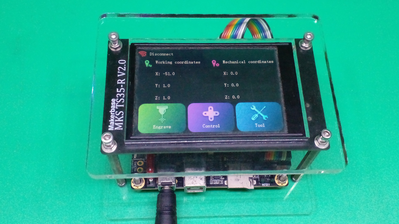 DIY Control CNC Box Acrylic Homemade Makerbase MKS DLC32
