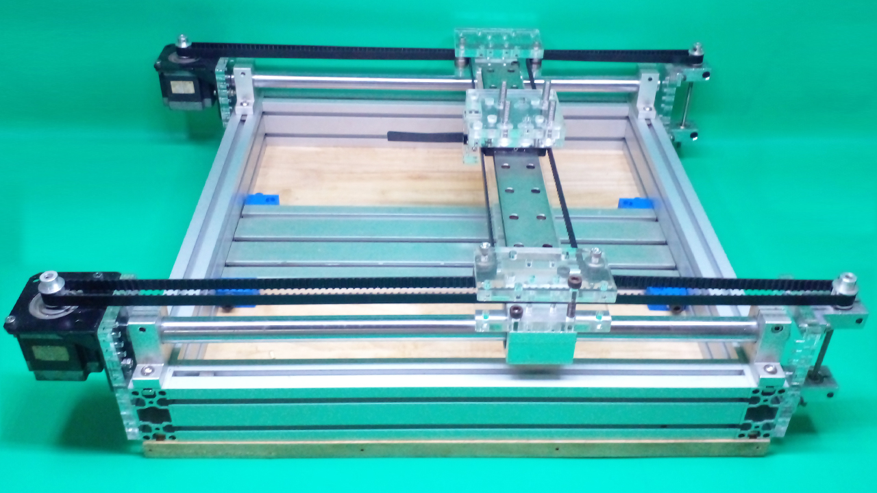 DIY CoreXY Acrylic Draw Plotter Homemade Arduino Laser