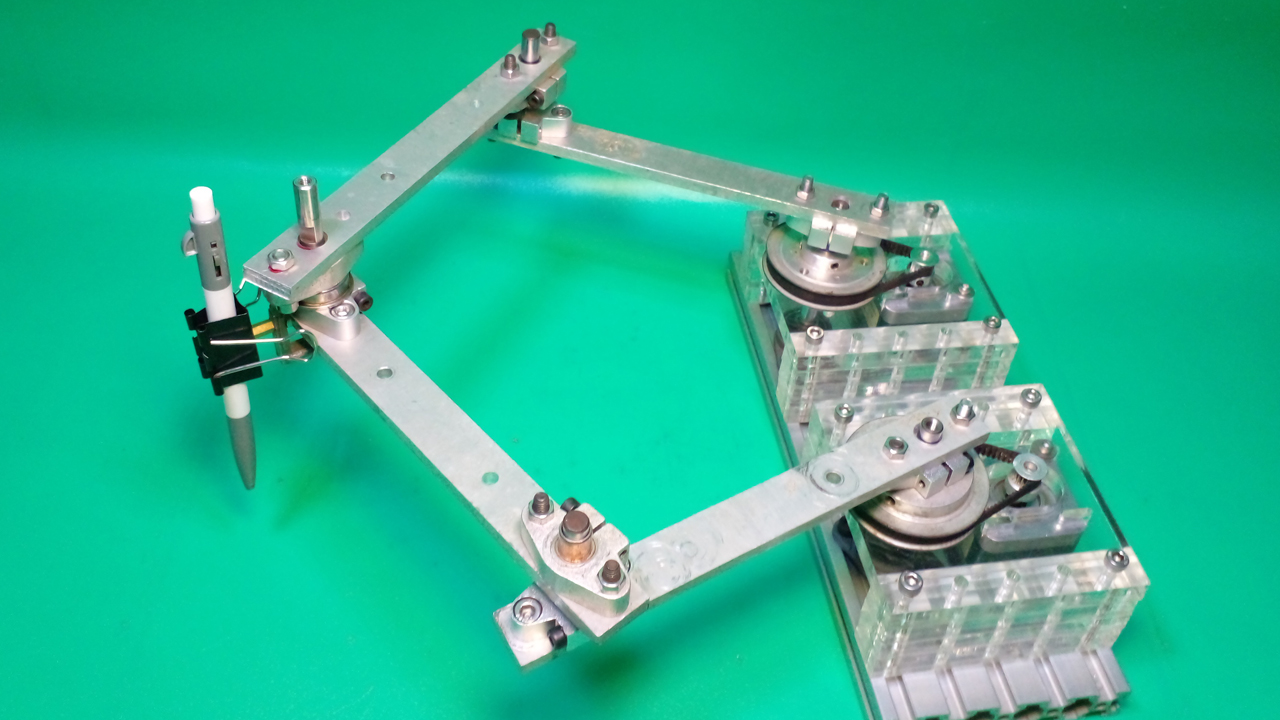 DIY Scara Robot Homemade Parallel Dual Arm Robotic Acrylic 3D